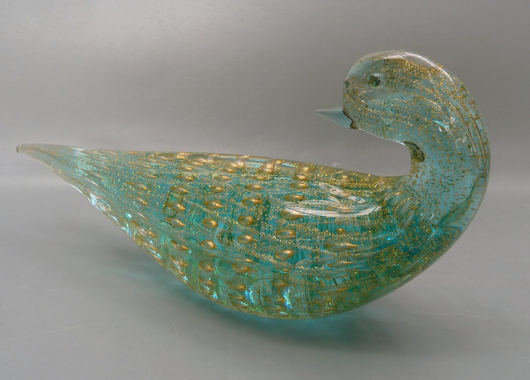Cenedese Murano Glass Dove, Fabio Tosi ARS Cenedese Bird Figurine ...
