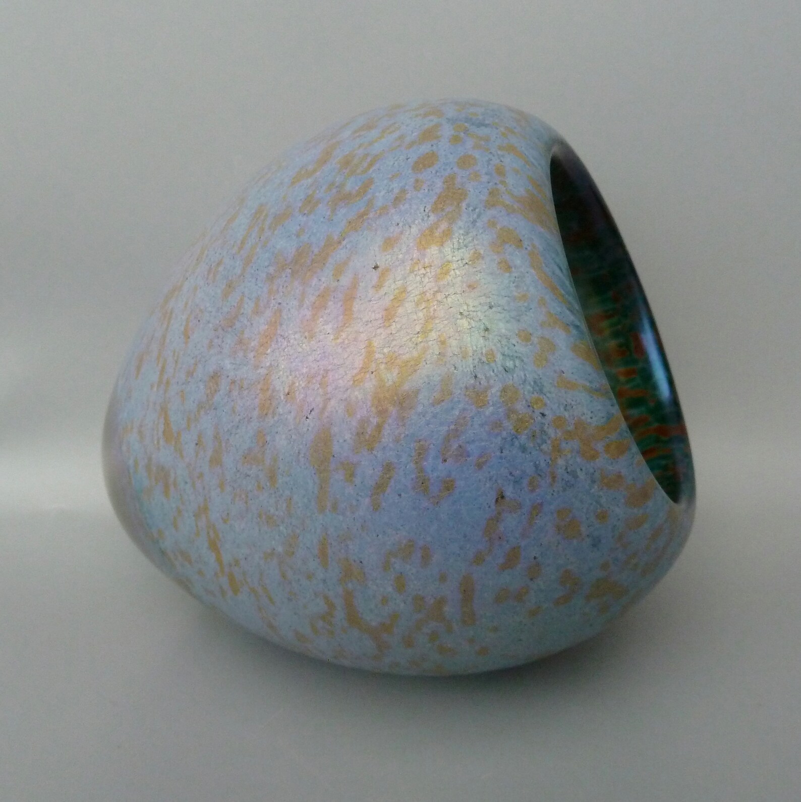 Tim Lazer Art Glass Vase Tim Lazer Studio Art Glass Lazer - Etsy