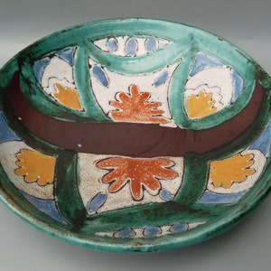 Vallauris Ceramic Plate, Vallauris Pottery Bowl, 20th Century French ...