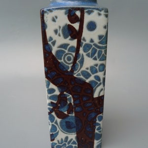 Johanne Gerber Baca Vase, Royal Copenhagen Fajance Baca Pottery Vase ...
