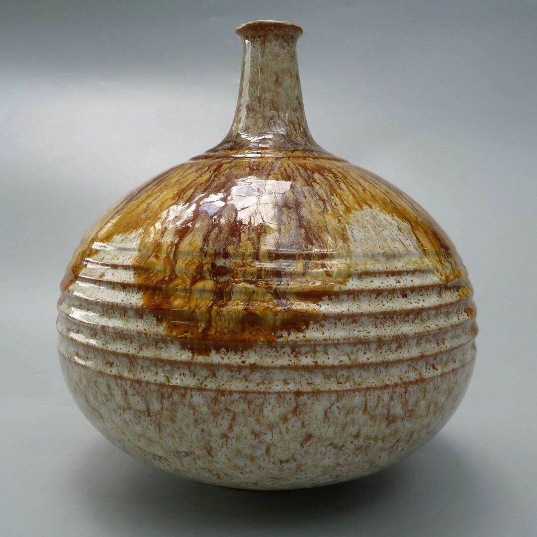 Alvino Bagni Vase,alvino Bagni Pottery,bagni Ceramic Vase, Drip Glaze ...