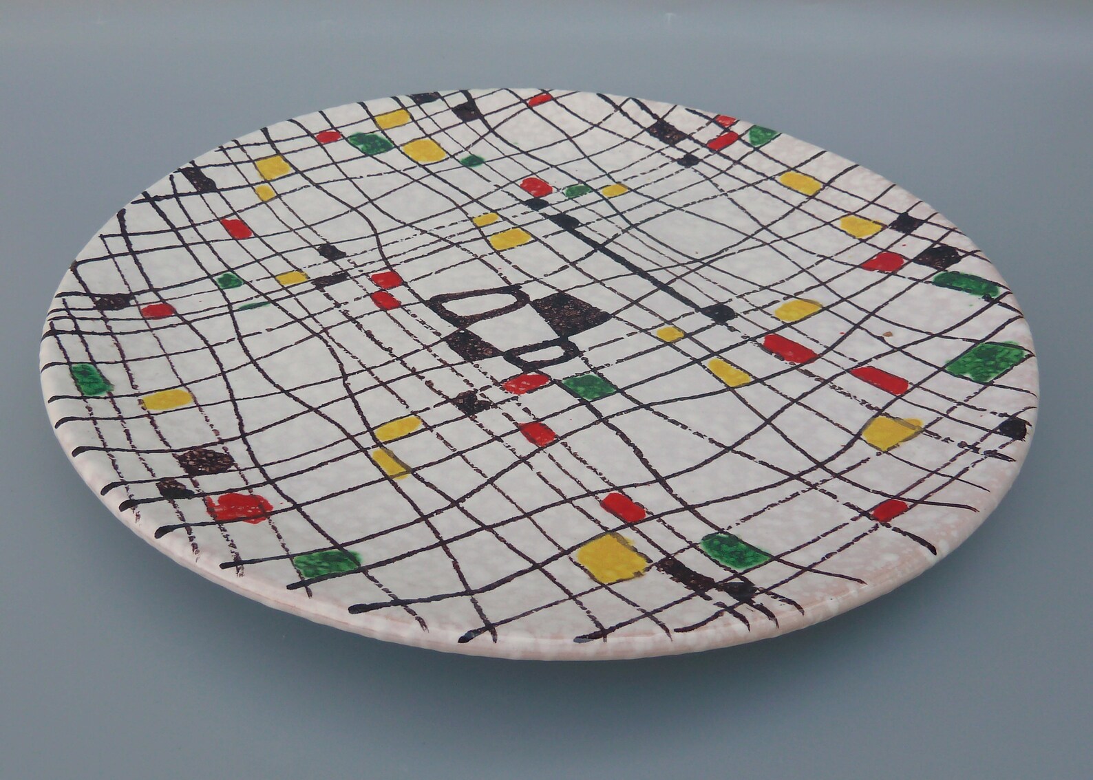 Bitossi Mondrian Plate Bitossi Ceramic Plate Bitossi Pottery - Etsy