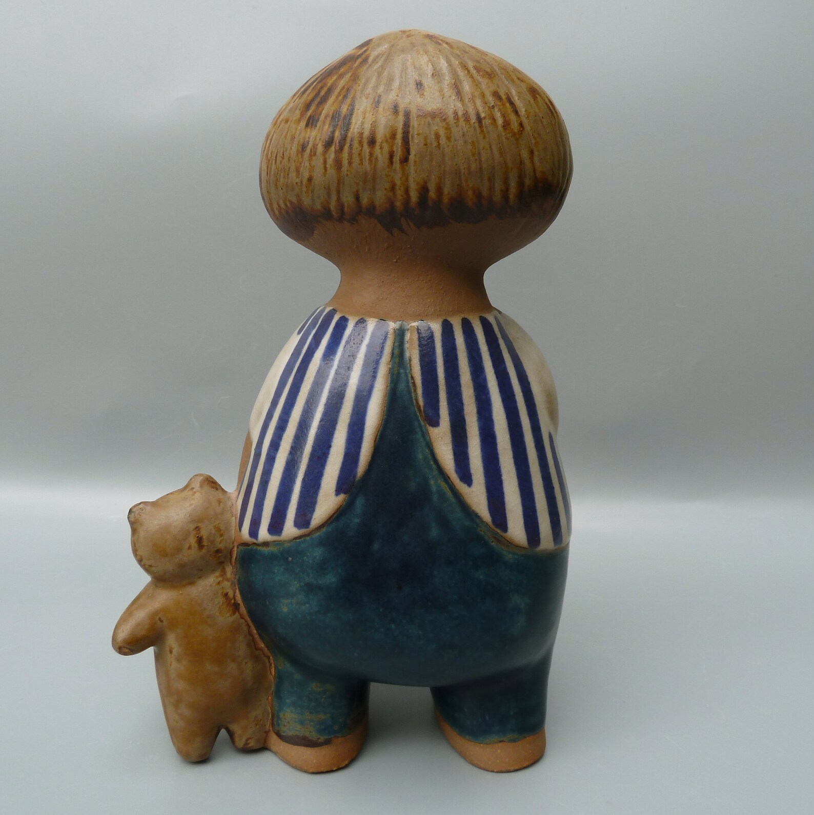 Lisa Larson Malin Figurine Lisa Larson Boy With Bear - Etsy.de