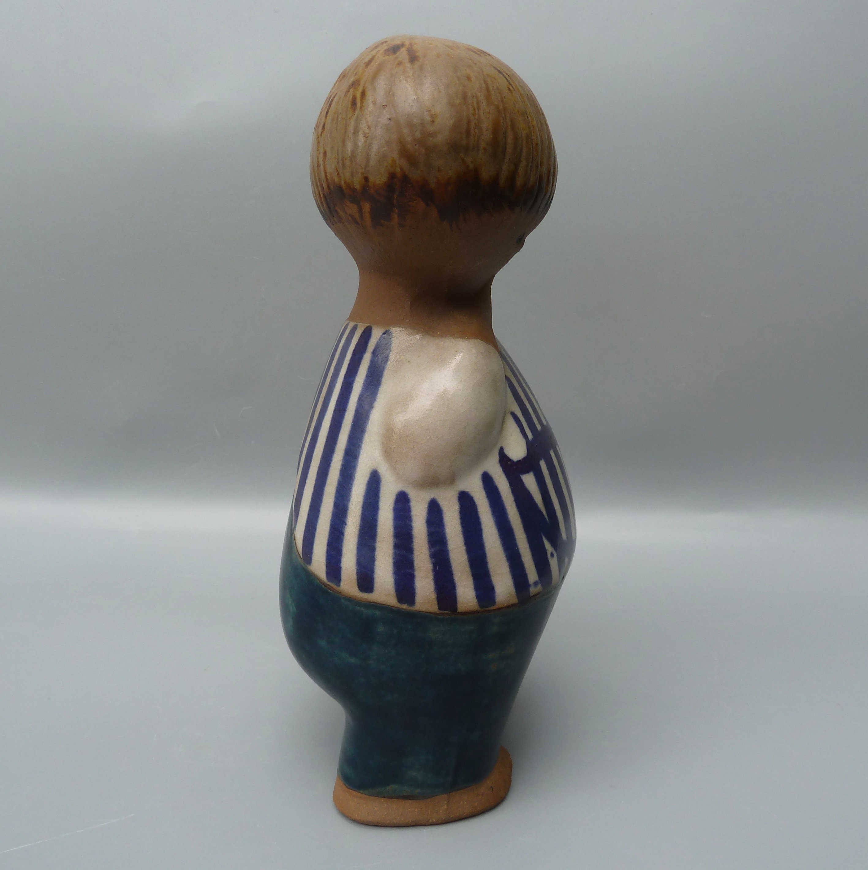 Lisa Larson Malin Figurine Lisa Larson Boy With Bear | Etsy