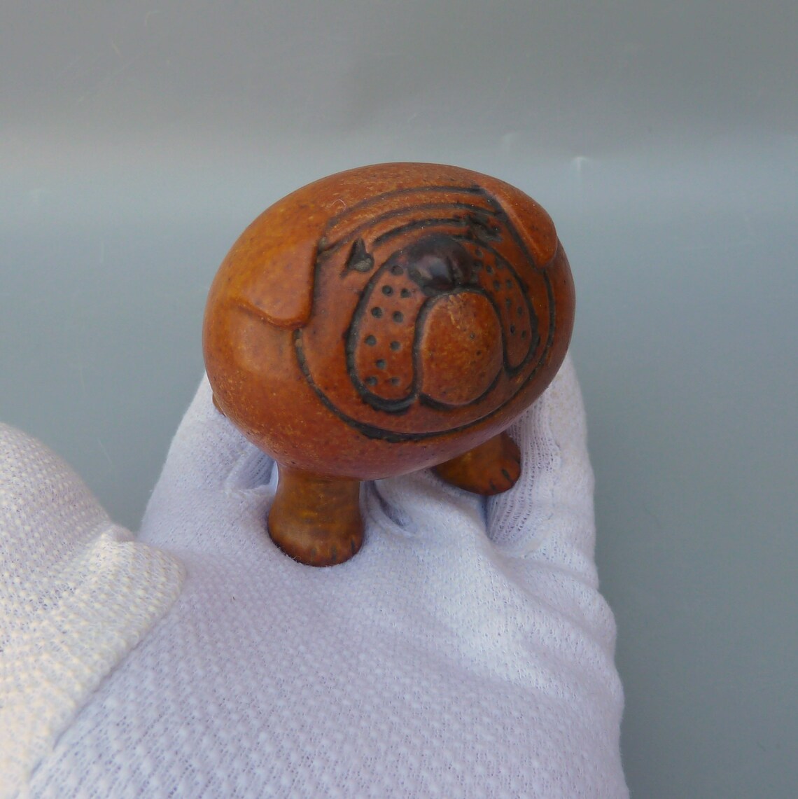 Lisa Larson Mini Bulldog Figurine, Lisa Larson Dog Figurine, Swedish ...
