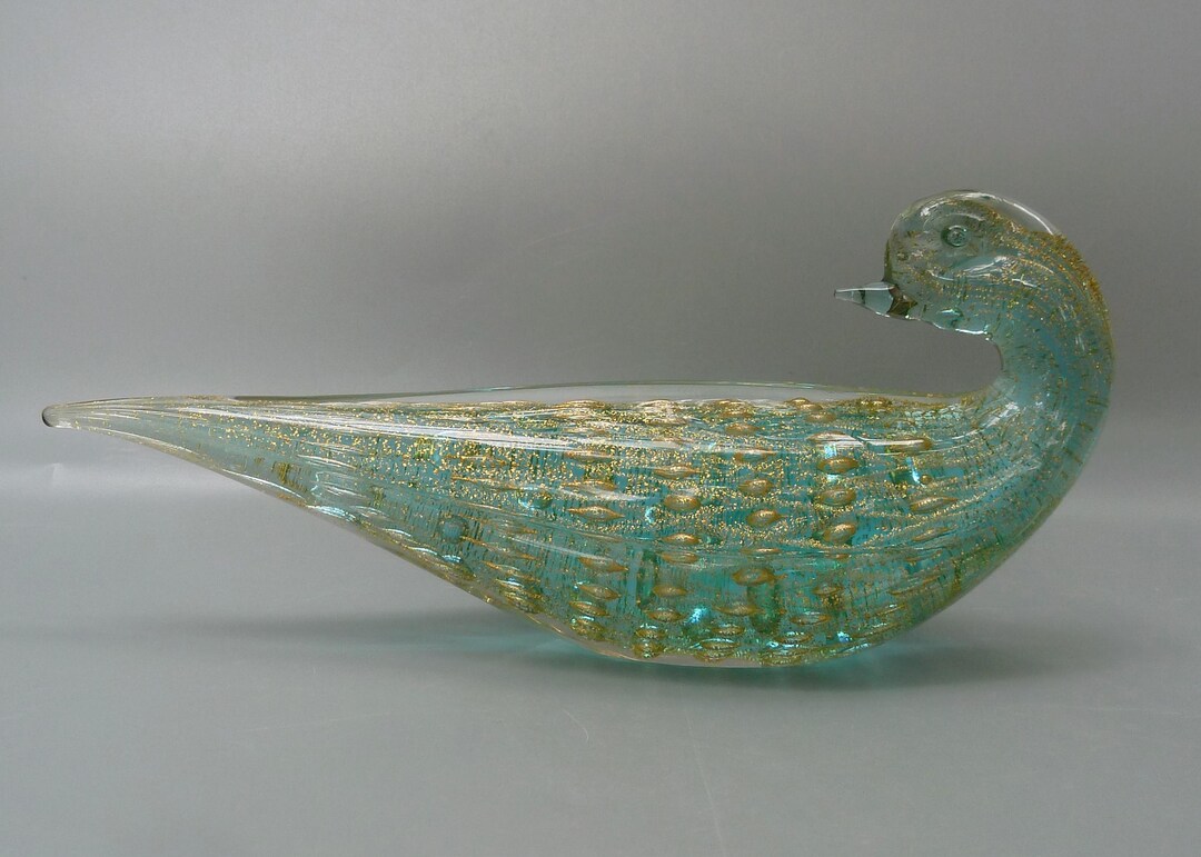 Cenedese Murano Glass Dove, Fabio Tosi ARS Cenedese Bird Figurine ...