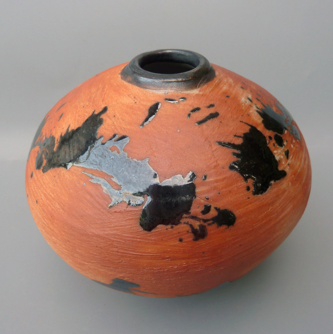 Vintage Otto Heino Pottery Vase Signed, Rare Otto and Vivika Heino Seed ...