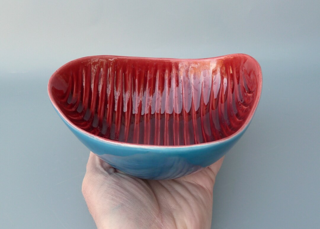 Alvino Bagni Pottery Bowl, Bagni Ceramic Bowl, Midcentury Modern Bagni ...