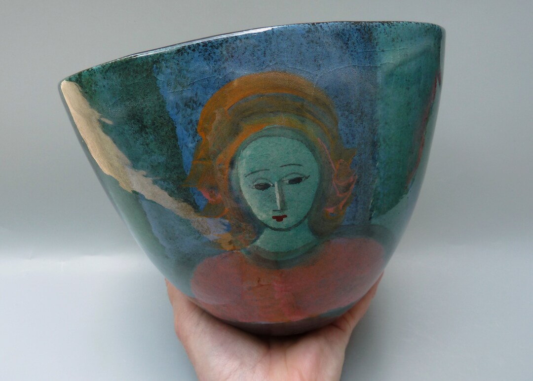 Polia Pillin Pottery Bowl,pillin Ceramic Bowl,california Pottery,mid ...