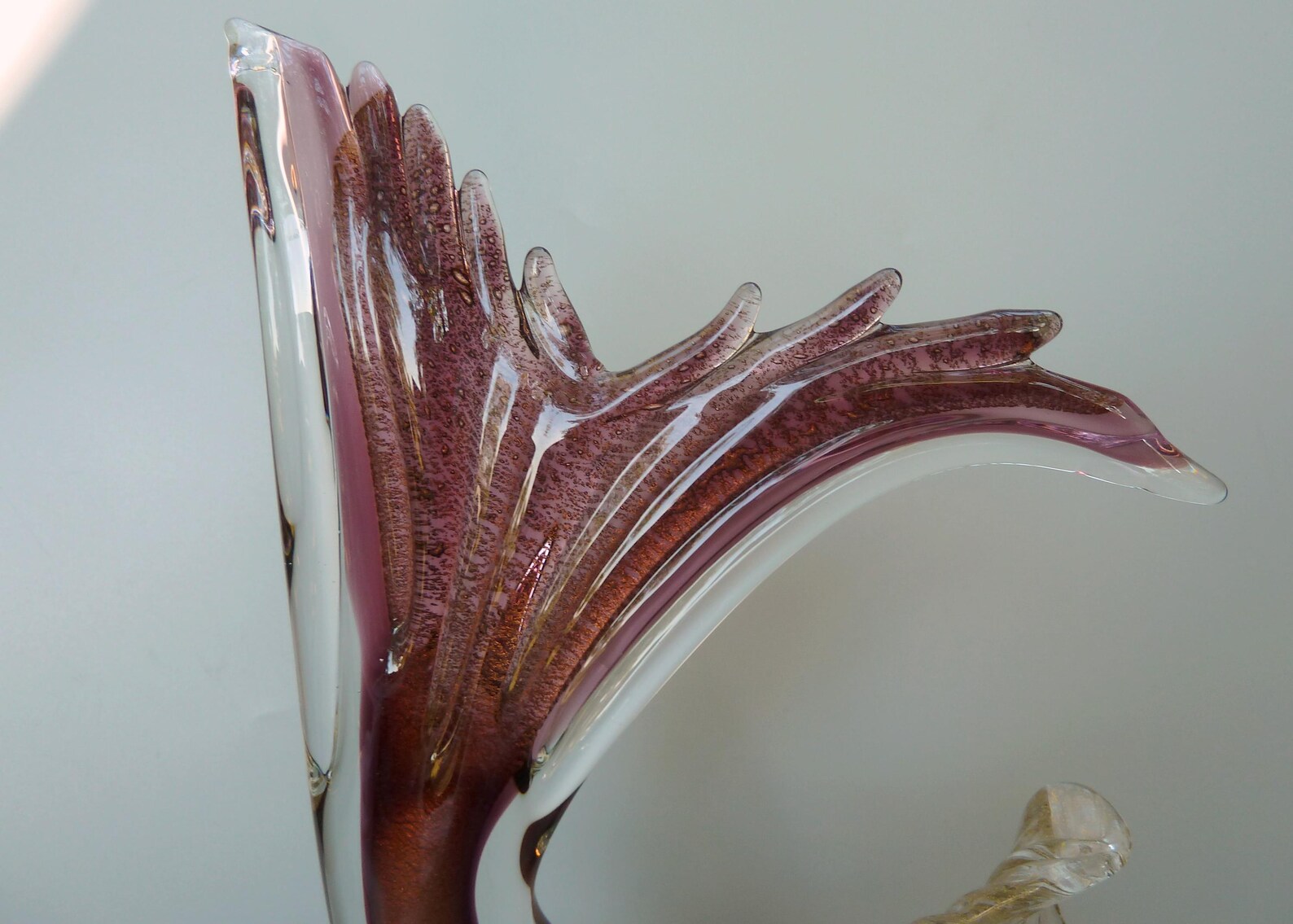 Vintage Archimede Seguso Murano Glass Fish With Label, Midcentury ...