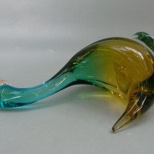 Alfredo Barbini Murano Glass Duck Figurine, Barbini for Weil Duck ...