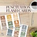 Boho Punctuation Anchor Charts With Bonus Punctuation Flash Cards With ...