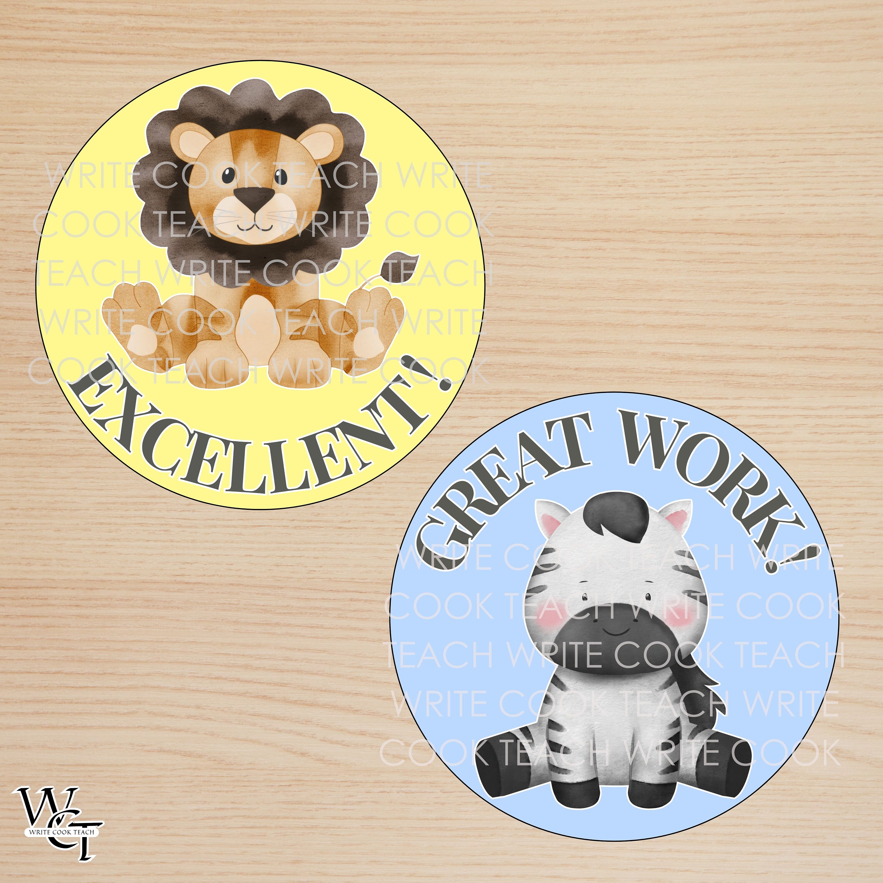 African Animal Stickers & Companions Bundle for Classroom Management ...