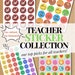 Teacher Sticker Collection Set of 4 Pages for Positive Motivation and ...
