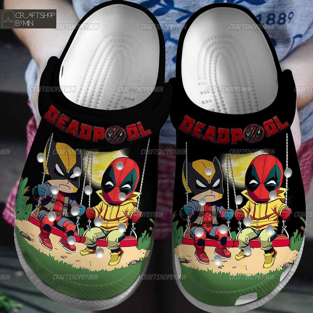 Deadpool Shoes, Deadpool Sandals, Deadpool Wolverines Shoes, Deadpool ...