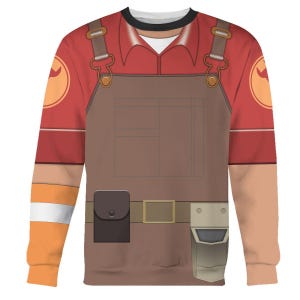 Engineer Team Fortress 2 Costume Hoodie Joggers, Comic Characters ...