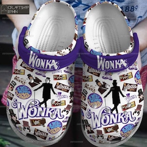 Willy Wonka Men Women Shoes, Willy Wonka Sandals, Chocolate Factory ...
