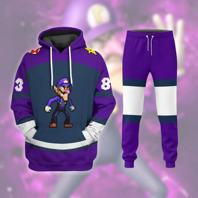 Waluigi Costume - Etsy