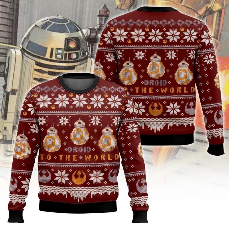 Droid Christmas Sweater - Etsy