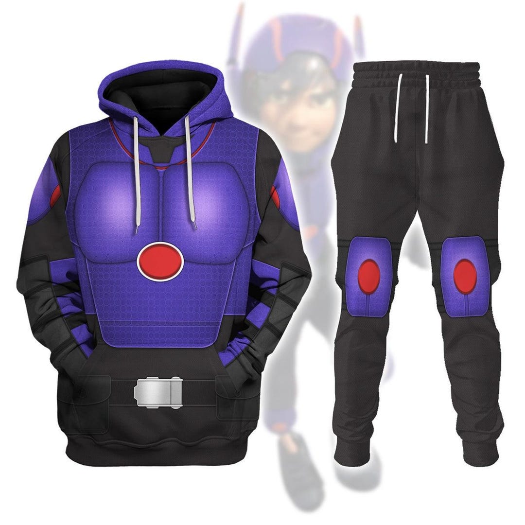 Hiro’s Super Armor Costume Hoodie and Joggers, Big Hero 6 Sweatshirt T ...