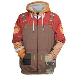 Engineer Team Fortress 2 Costume Hoodie Joggers, Comic Characters ...