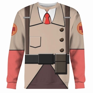 Medic Team Fortress 2 Costume Hoodie Joggers, Comic Characters Cosplay ...