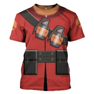 Soldier Team Fortress 2 Costume Hoodie Jogger, Comic Characters Cosplay ...
