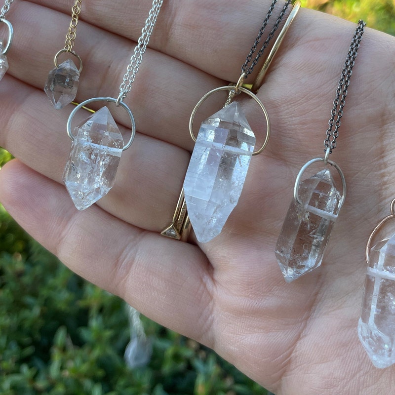 Quartz Necklace - Etsy