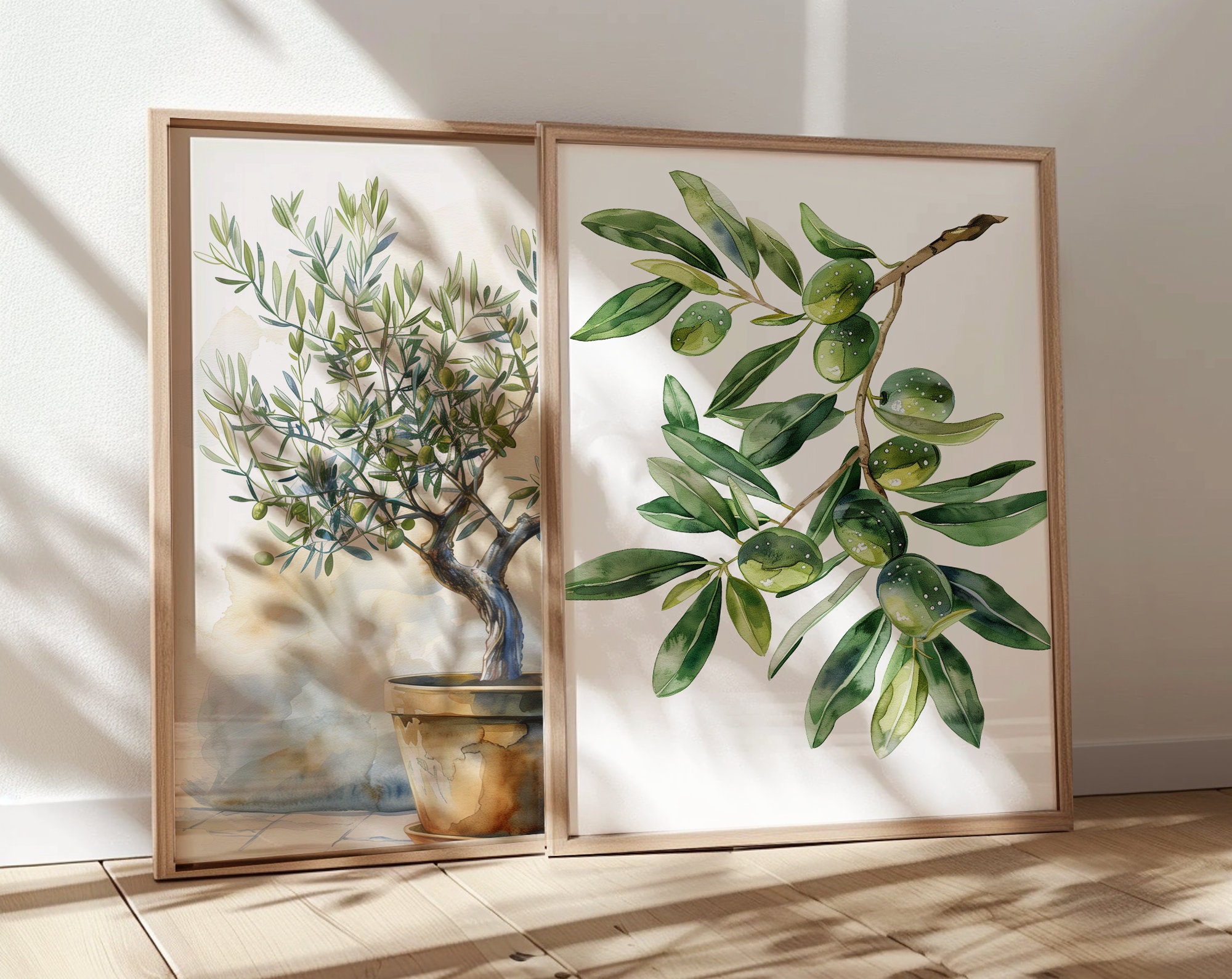 Poster Watercolor Olive Print,botanical Print,watercolor Olive Tree ...