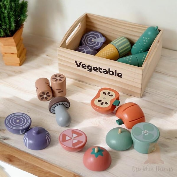 Wooden Play Food - Etsy