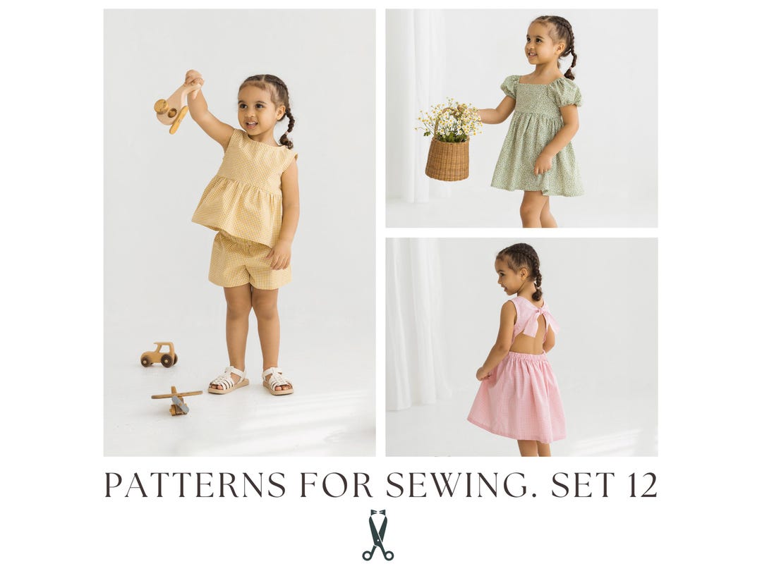 Sewing Patterns for Kids, PDF Pattern, Dress Sewing Pattern, Kids ...