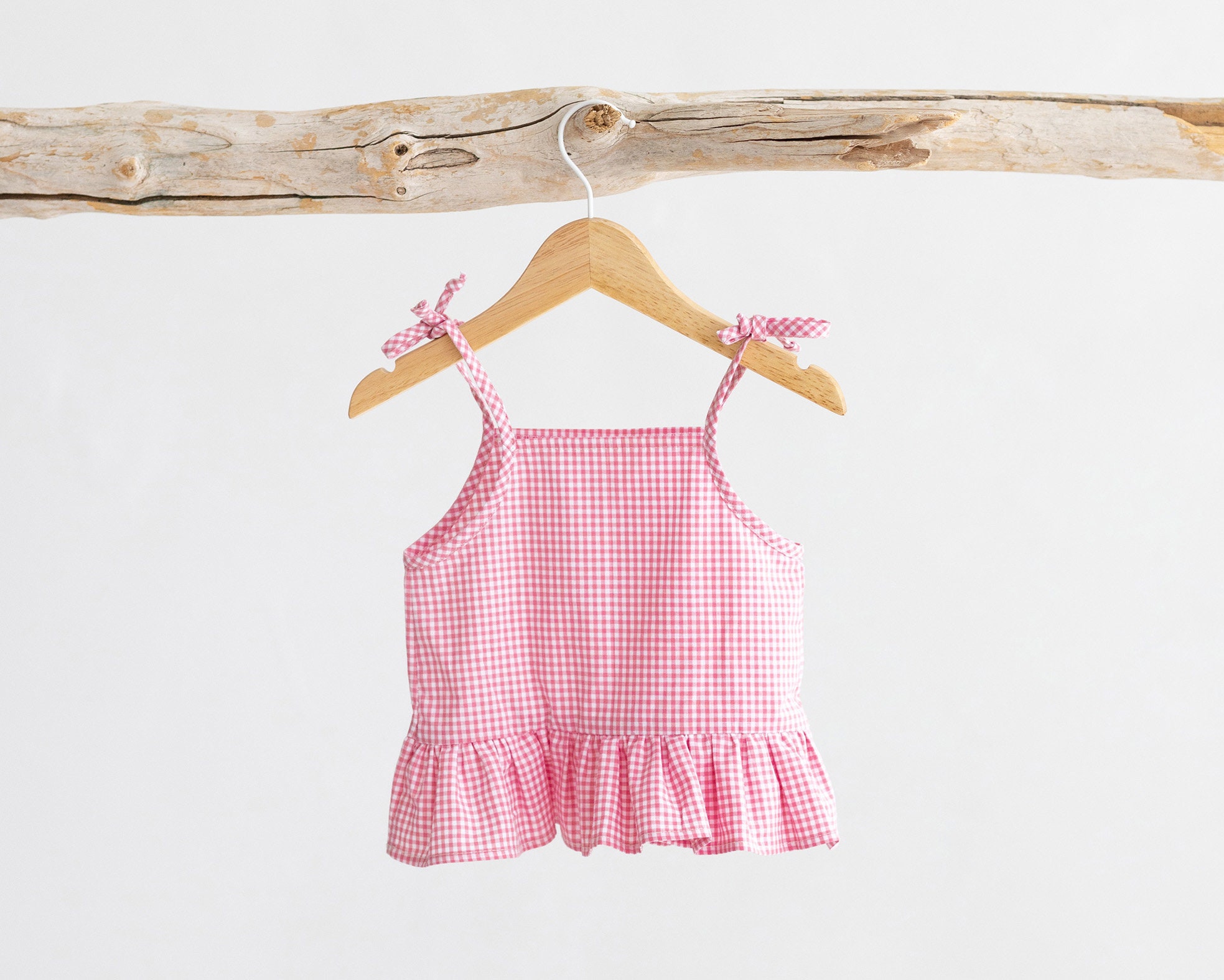 PDF Sewing Pattern Ruffled Crop Top for Little Girl Size 2 to 6 Years ...
