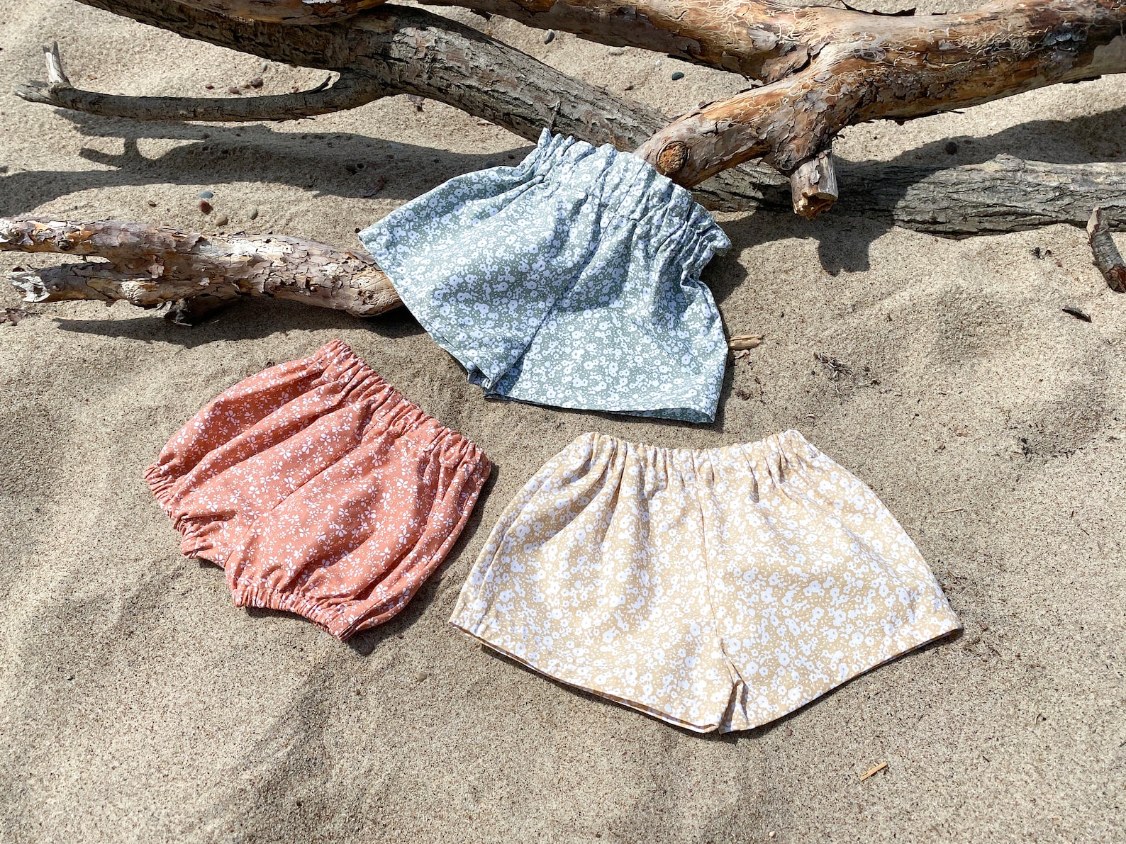 Sewing Pattern of Baby Bloomers and Baby Shorts Set of 3, Short for ...