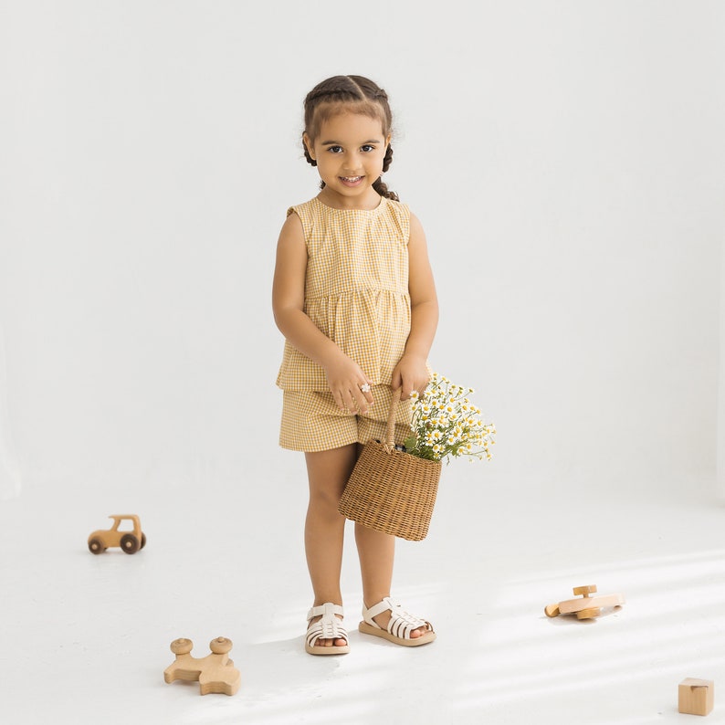 PDF Sewing Pattern, Sizes 1M-6Y, Toddler Girl Summer Set Sewing Pattern ...