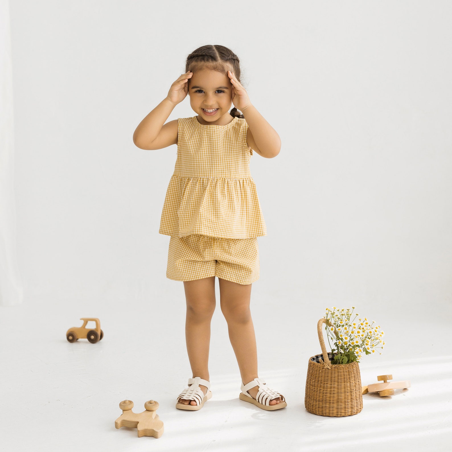 PDF Sewing Pattern, Sizes 1M-6Y, Toddler Girl Summer Set Sewing Pattern ...