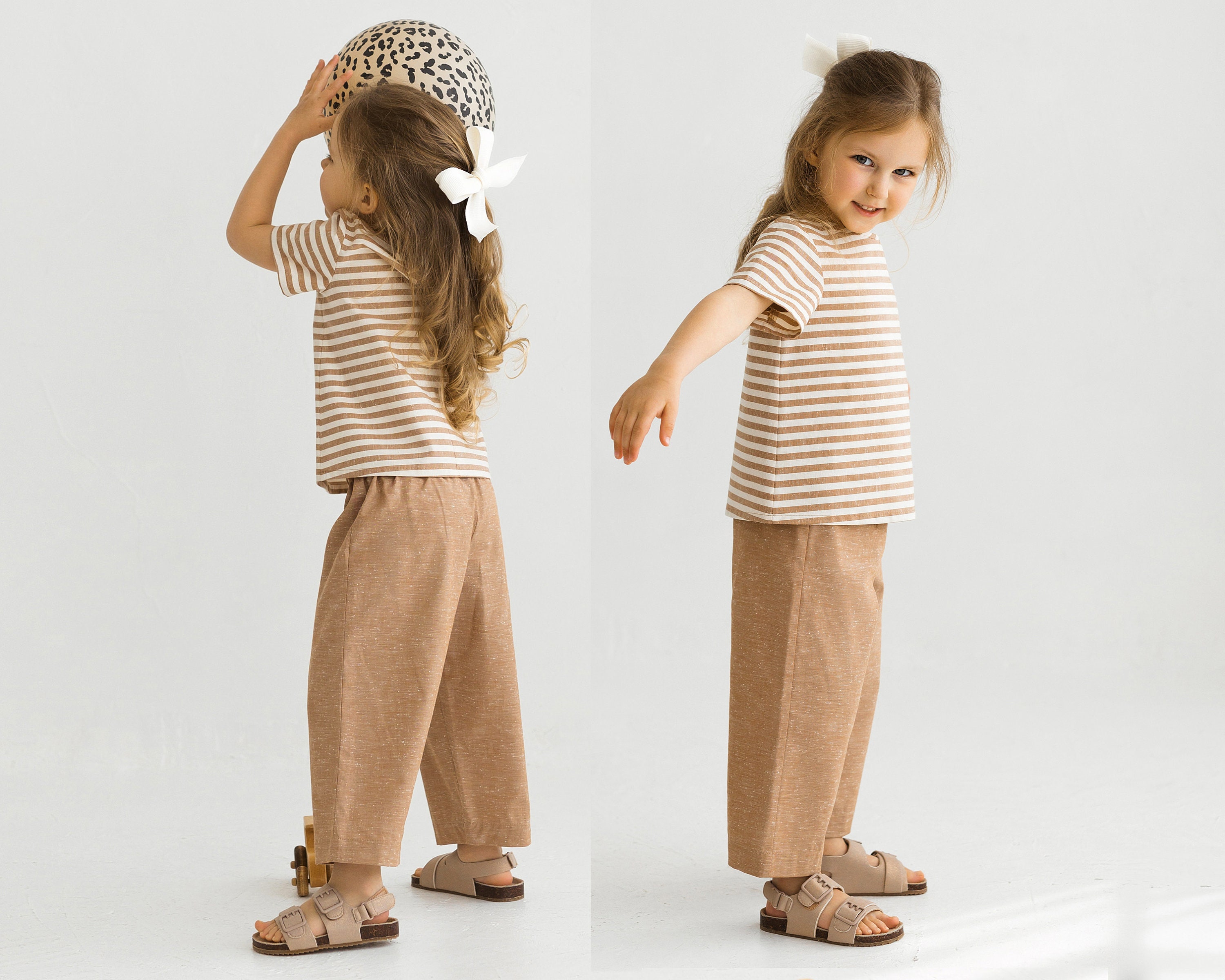 Sewing Pattern Loose Fit Pants for Boy and for Girl, Toddler Pants ...