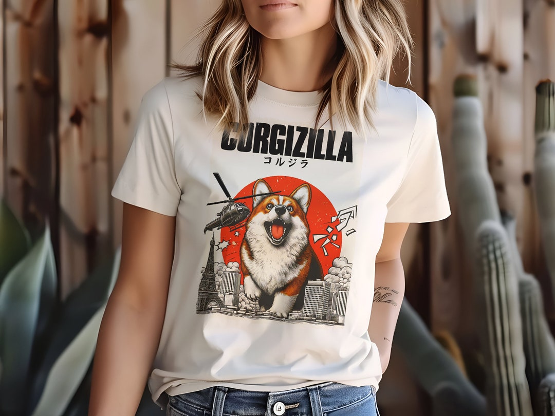 Corgizilla Funny Dog Corgi Godzilla Shirt Dog Lover Gift, Graphic ...