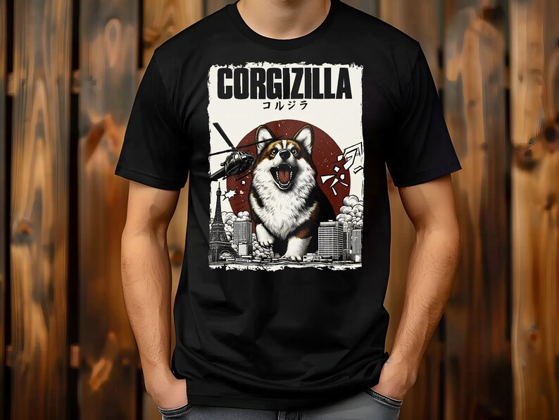 Corgizilla Funny Dog Corgi Godzilla Shirt Dog Lover Gift, Graphic ...