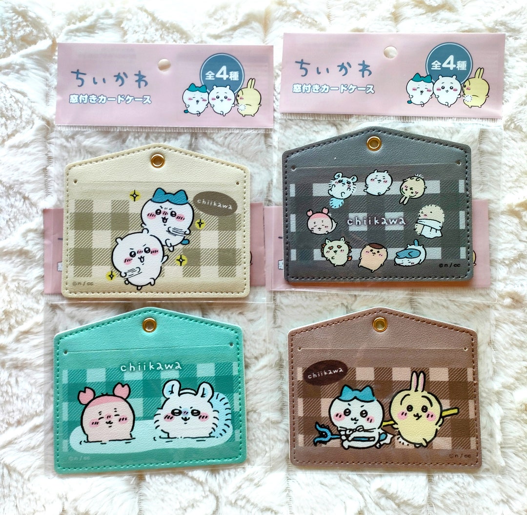 Chiikawa ID Card Case Chiikawa Badge Pass Card Holder Bag Tag Add-on ...