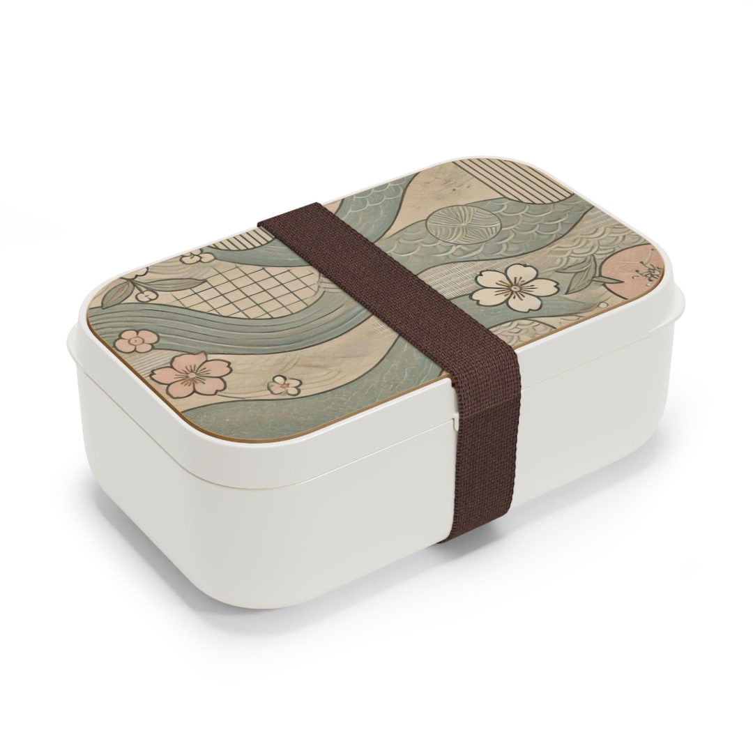 Sakura Bento Box, Japanese Lunch Container, Cherry Blossom Design, Eco ...
