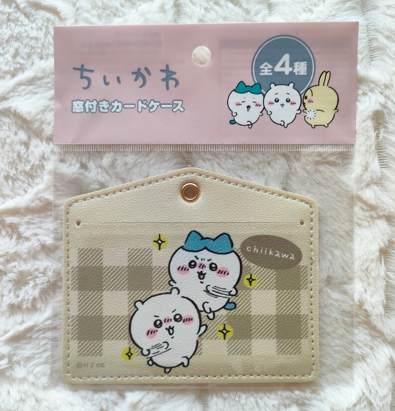 Chiikawa ID Card Case Chiikawa Badge Pass Card Holder Bag Tag Add-on ...