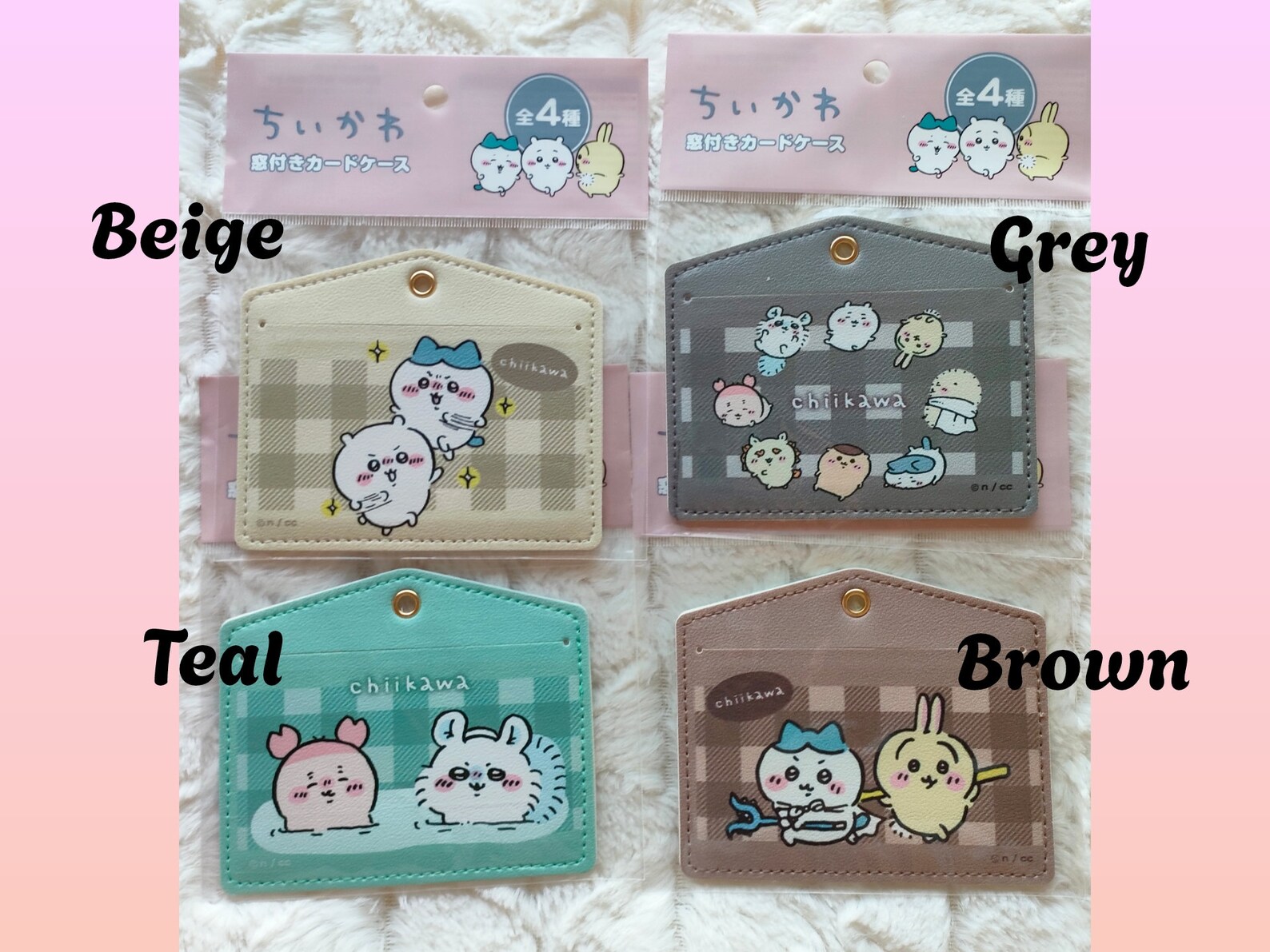 Chiikawa ID Card Case Chiikawa Badge Pass Card Holder Bag Tag Add-on ...