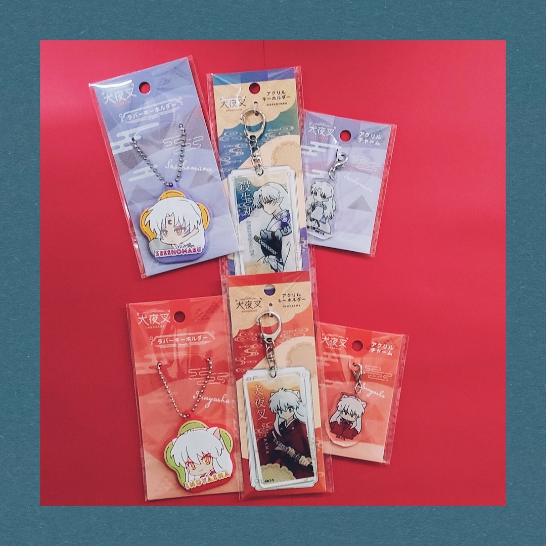 Inuyasha Keychain Sesshomaru Keychain and Charm Curated Collection From ...