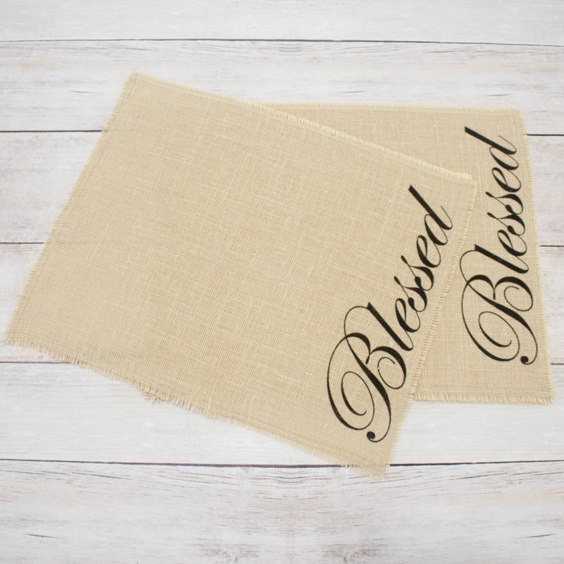 Burlap Table Setting - Etsy