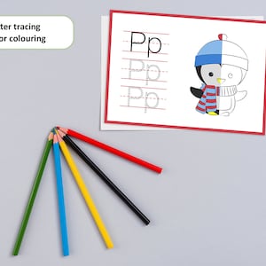 Letter Tracing Activity for Kids. Alphabet Learning Big Collection - Etsy