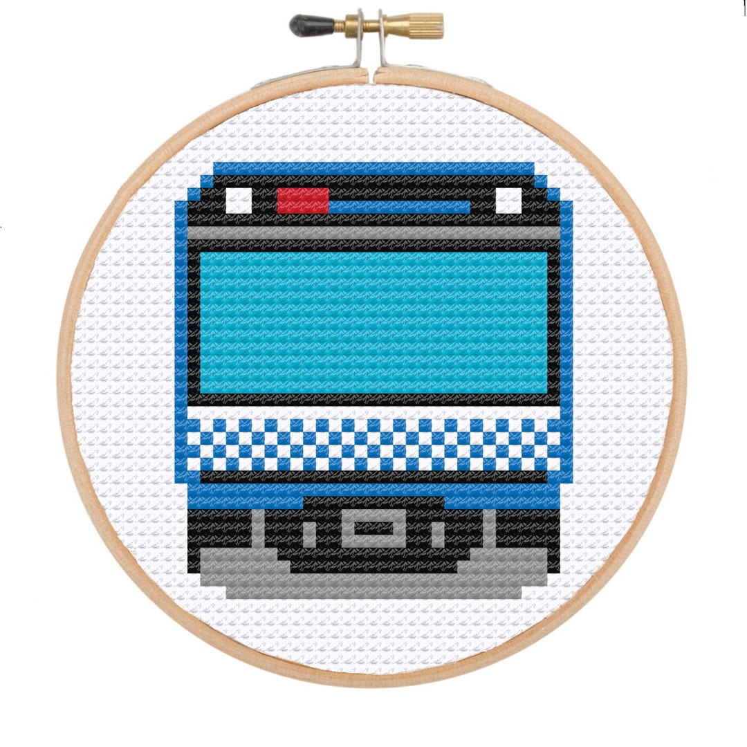 Yokosuka Line Train Cross Stitch Pattern PDF - Etsy