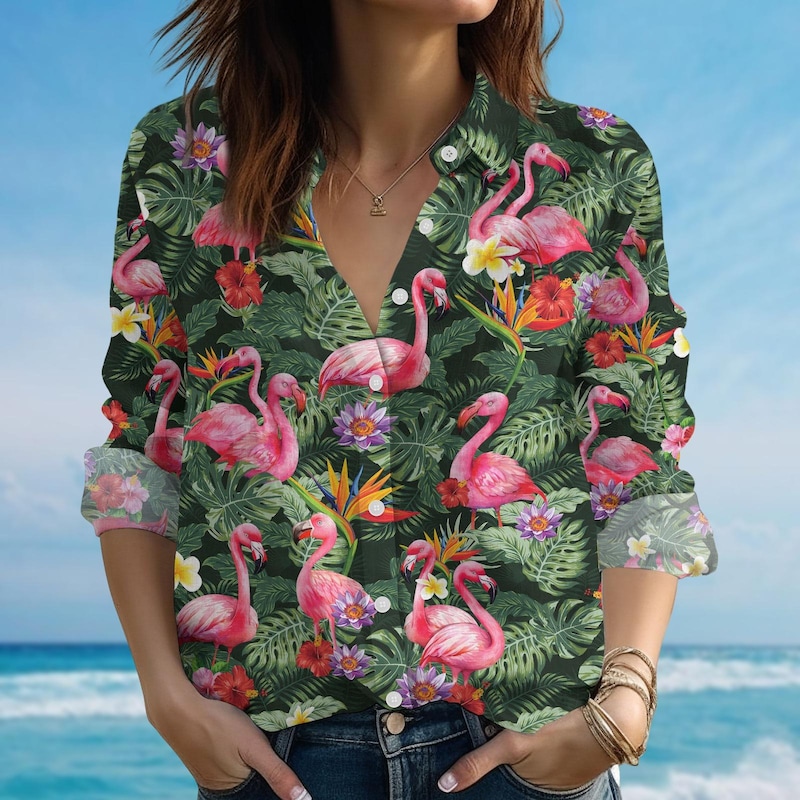 Flamingo Clothing for Women - Etsy
