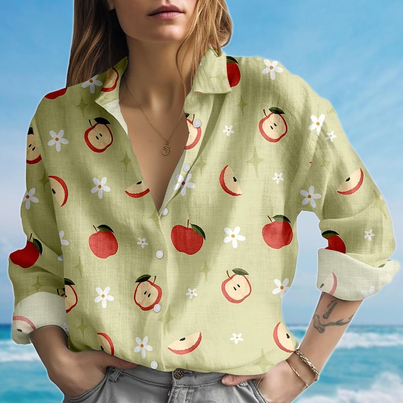Red Apple Print - Etsy