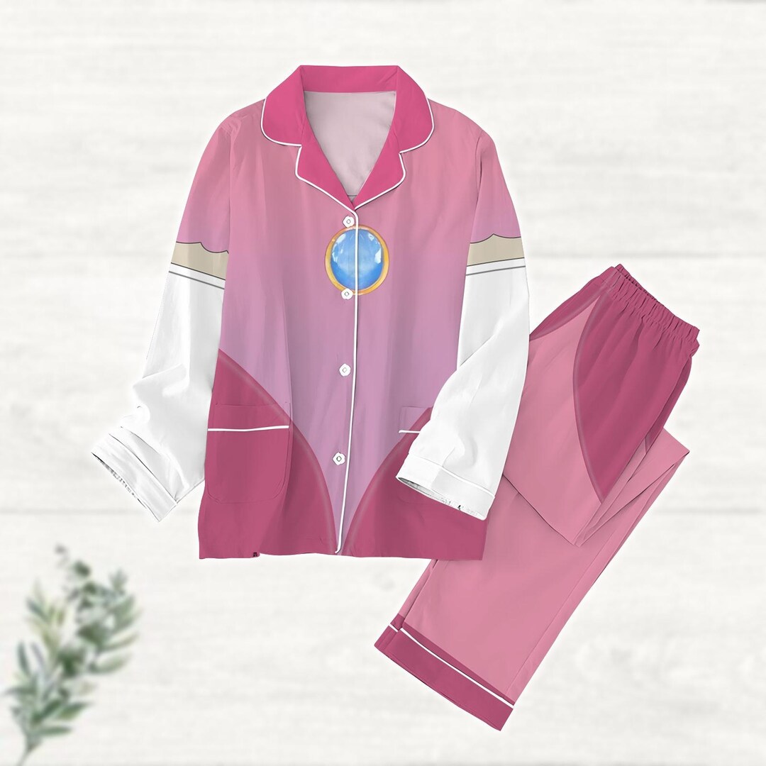 Halloween Princess Peach Cosplay Pajamas Set, Super Mario and Friend ...