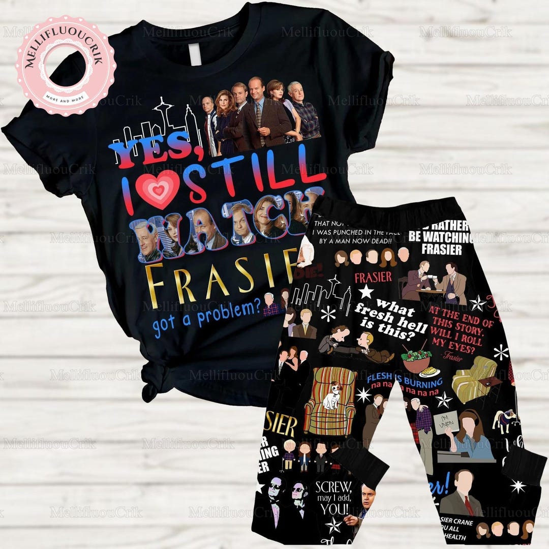 Halloween Frasier Pajamas Set, Frasier Tv Series Tshirt, Vintage ...